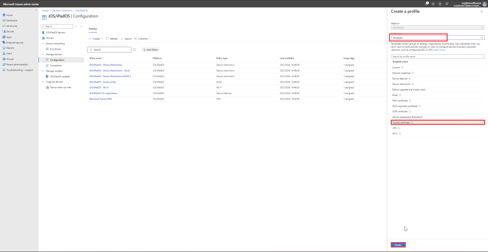 iOS Certificate-Based Authentication | Intune Guide