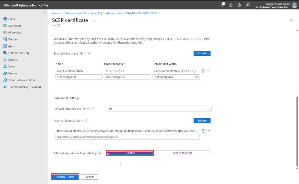 MacOS and Certificate-Based Authentication